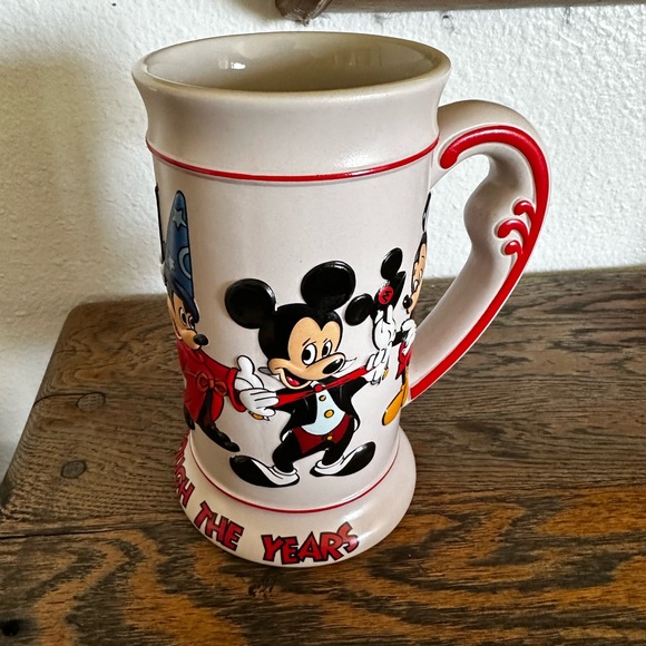 Art | Vintage Mickey Through The Years Beer Stein Disneys Mickey Mouse ...